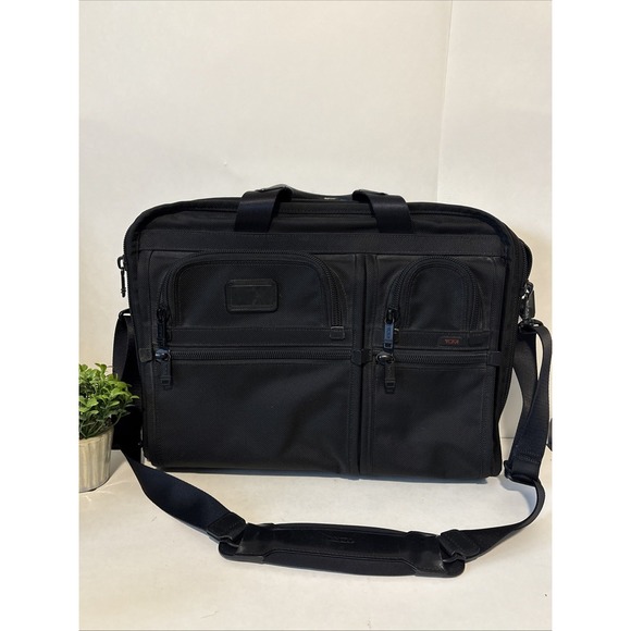 Tumi | Bags | Tumi Alpha Compact Laptop Briefcase Bag Model 2614dh ...